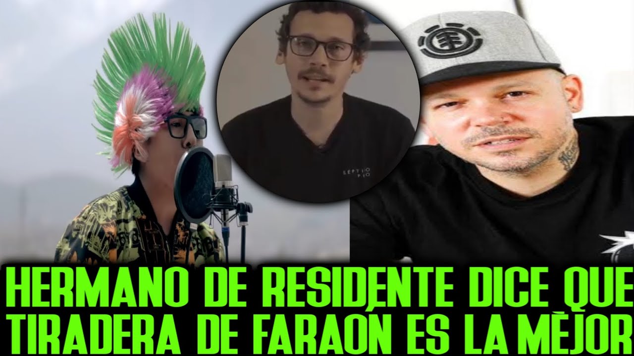 Faraón Love Shady es halagado por hermano de RESIDENTE - YouTube