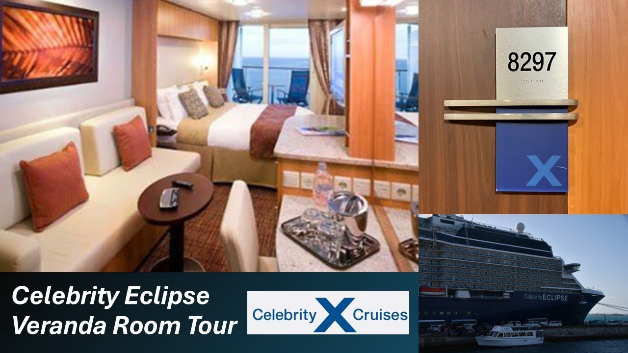 Celebrity Eclipse Veranda Room Tour (8297) - YouTube