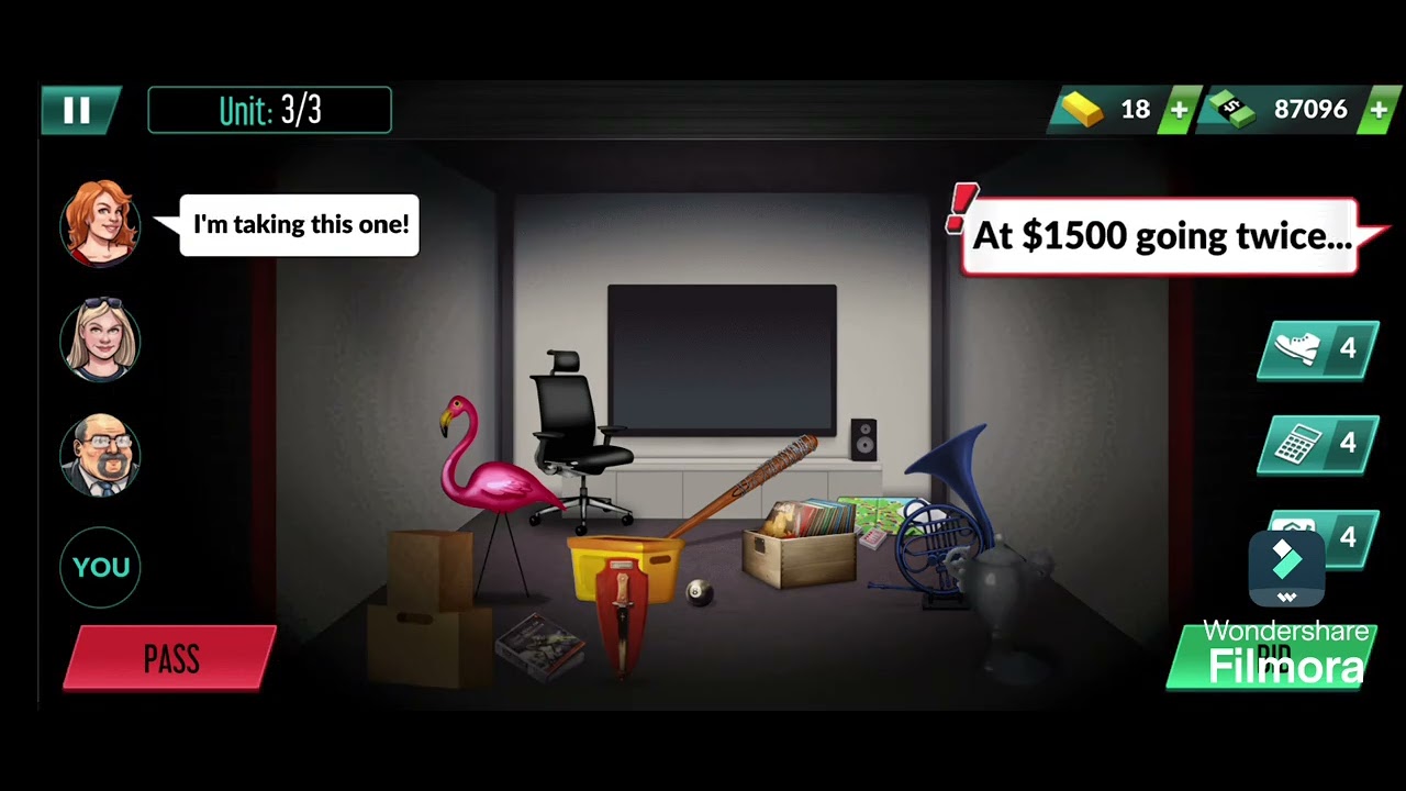 STORAGE WAR AUCTION GAME PLAY - YouTube