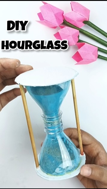 Handmade hourglass ⏳😱/#diy #crafts #shorts #Youtube #Shalu_Crafty ...