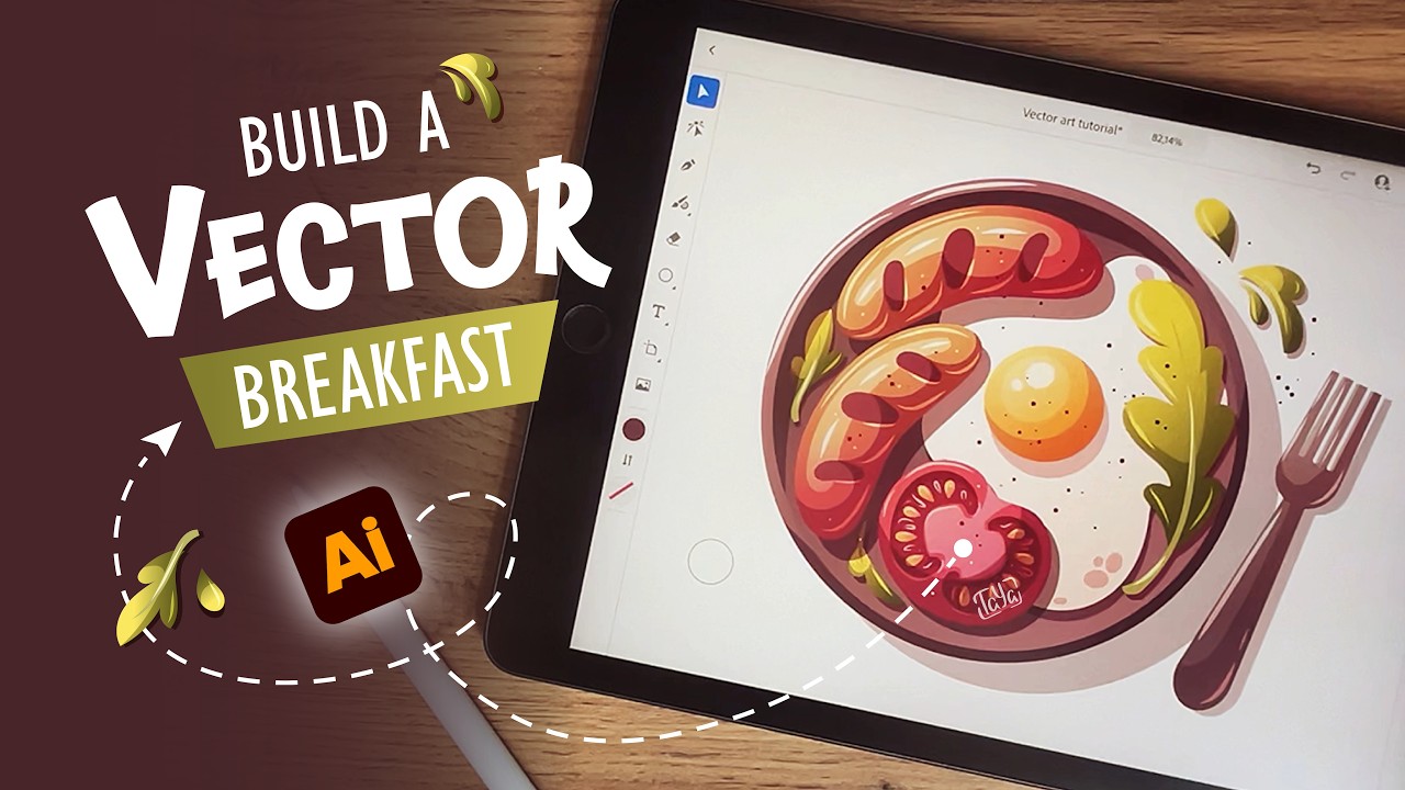 Vector Composition Tutorial: How to Build a Vector Breakfast in Adobe ...