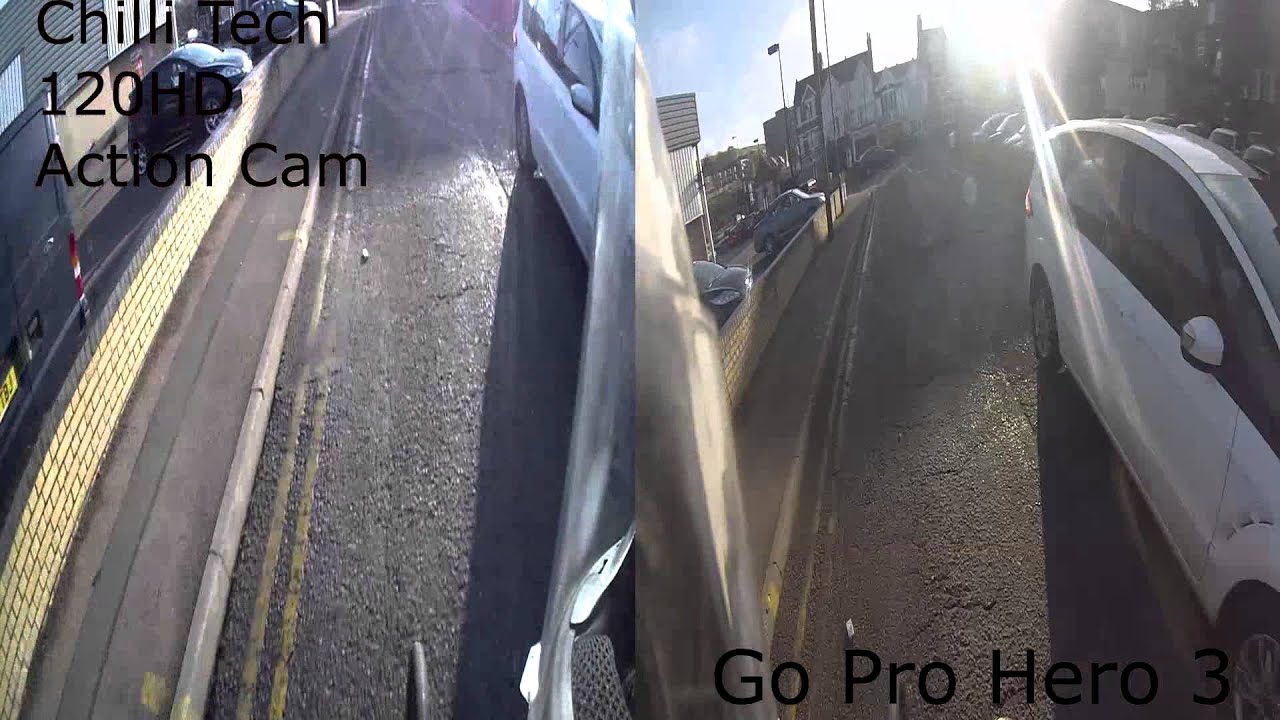 Go pro VS Chilli Technology 120HD Action Camera - YouTube