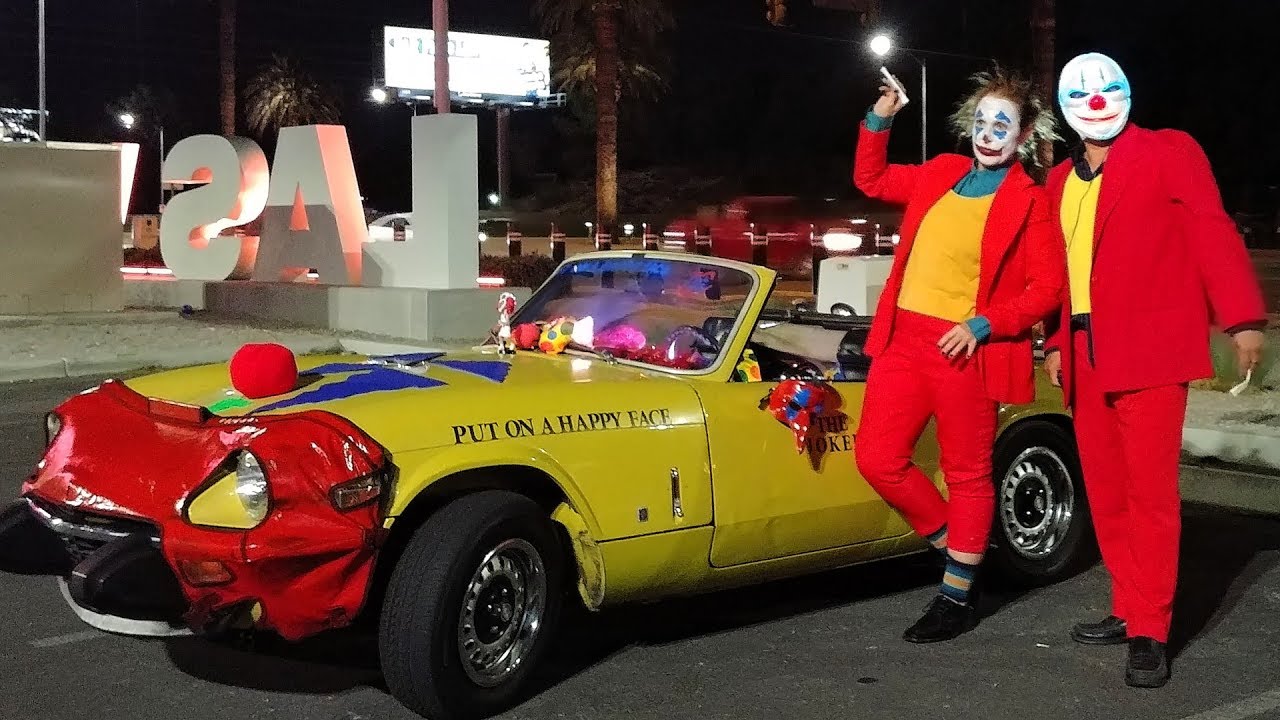 Halloween Hot Rod Cruise Las Vegas Strip - YouTube
