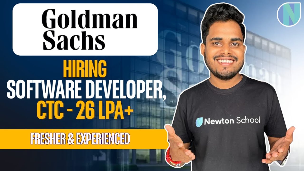 Goldman Sachs hiring Associate Software Developer | Fresher & Experienced Job Opportunity - YouTube