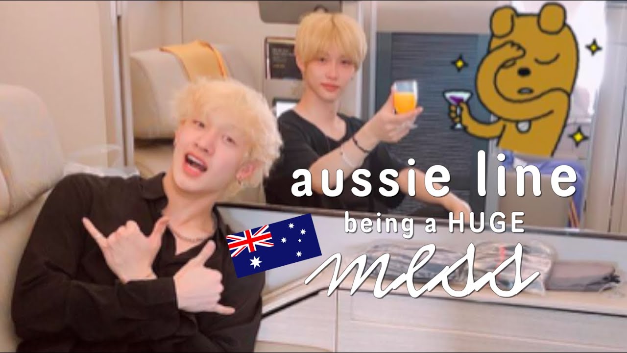 stray kids aussie line being a mess - YouTube