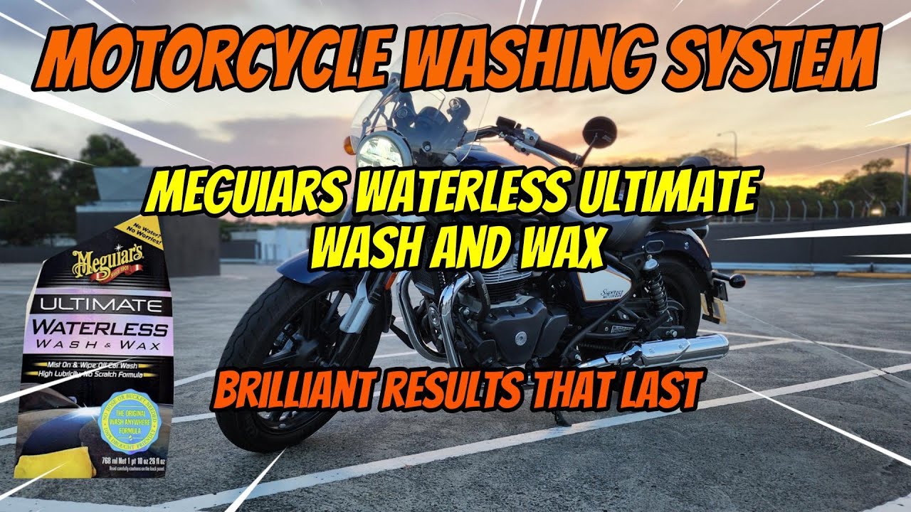 Motorcycle Waterless Wash & Wax System Meguiars Waterless Ultimate Wash ...