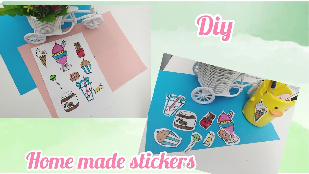 |DIY|Home made stickers|@itzz_(Haifa).. - YouTube