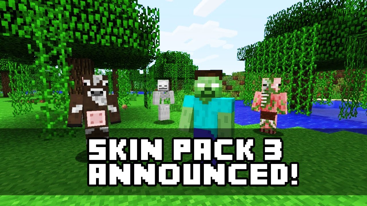 Minecraft Xbox 360 : Skin Pack 3 DLC Announced! Skin pack 3 Preview ...