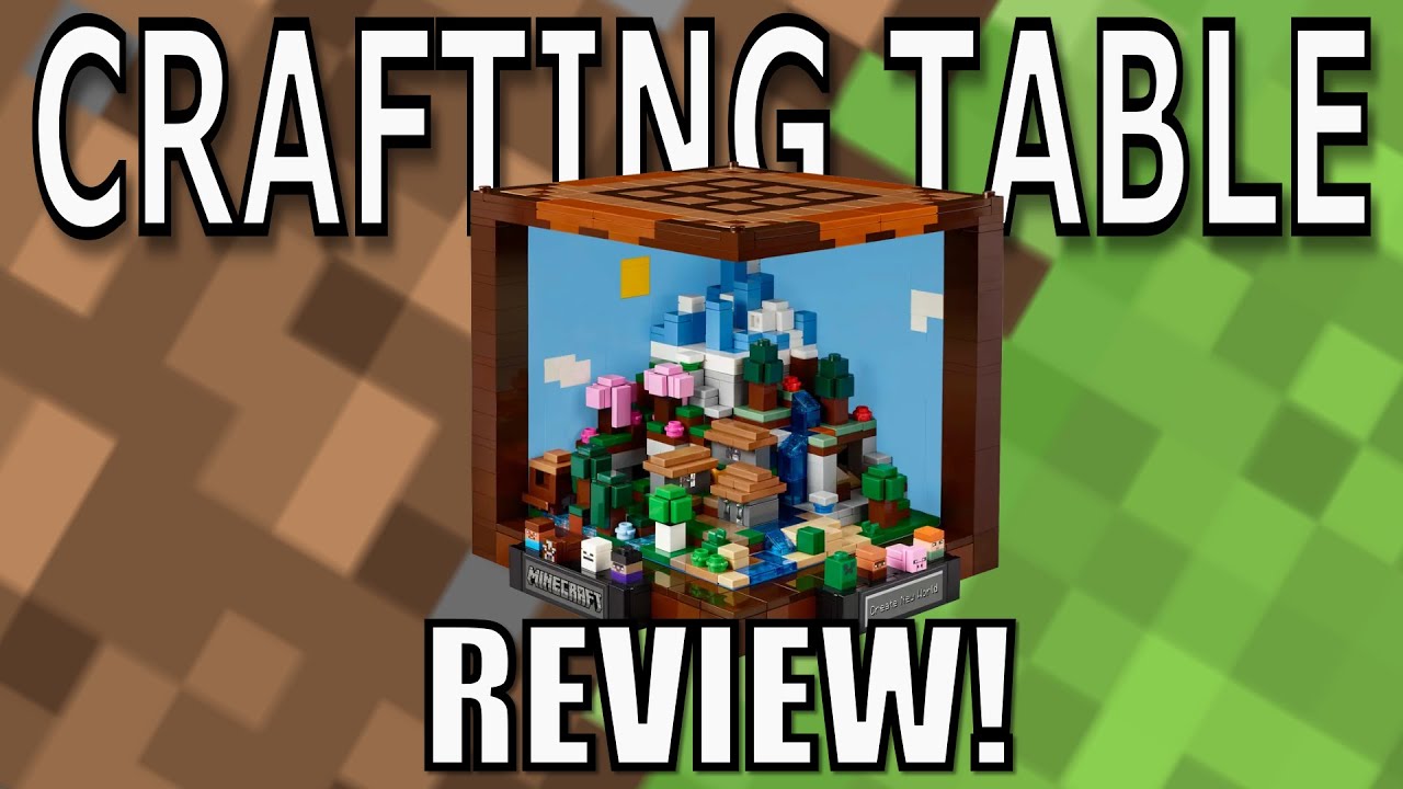 #LEGO Minecraft Crafting Table #REVIEW #21265 - YouTube