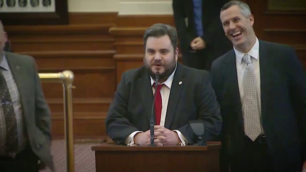 Texas Rep Jonathan Strickland Tells Parliamentarian to SMILE MORE - YouTube