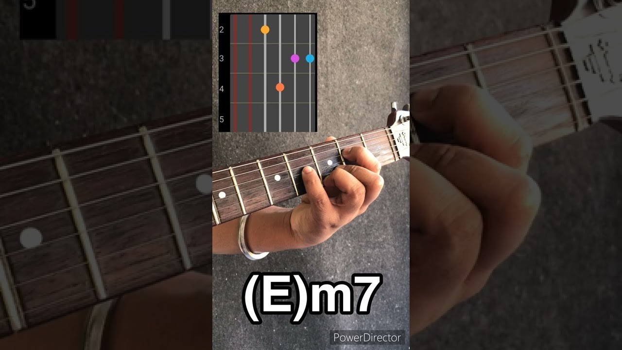 #E#m7 #minor#seventh #chord #guitar #samusicvlogs #shorts - YouTube