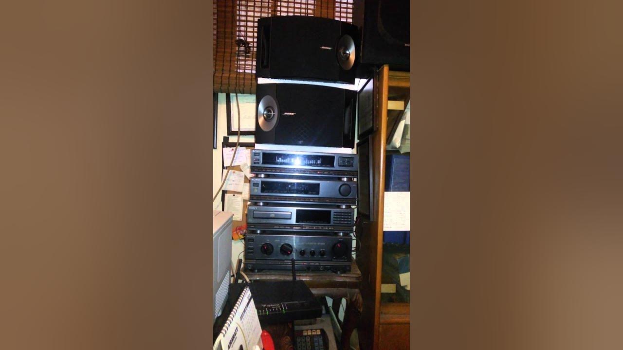 SONY LBT D705 WİTH KENWOOD LSK310 , BOSE 210 V ..... - YouTube