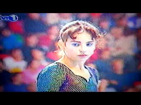 Corina Ungureanu 🤸 very nice FX exercise 1999 National Champs.of Romania