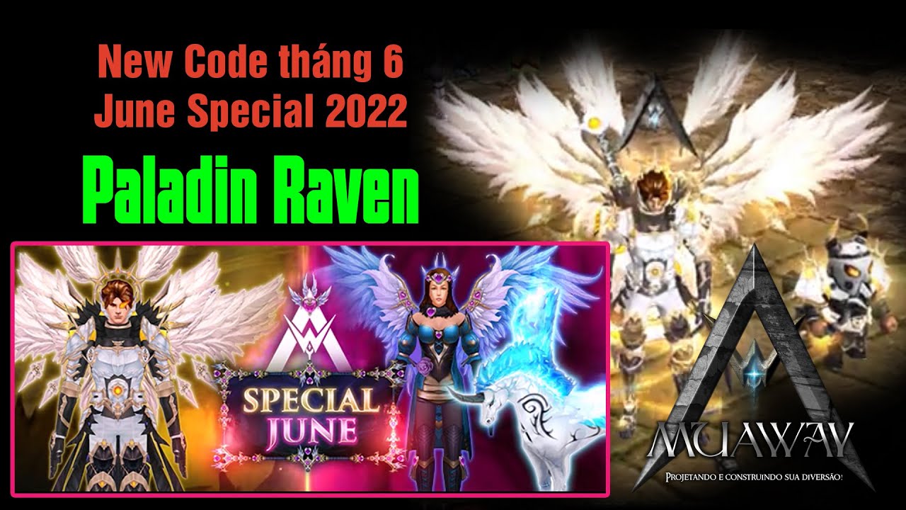 New code MuAwaY June Special 2022 PALADIN RAVEN KIT - HORN PEGASUS ...