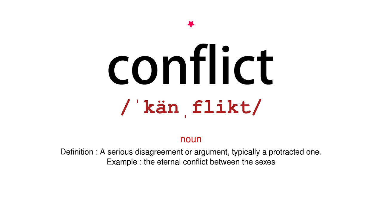How to pronounce conflict - Vocab Today - YouTube