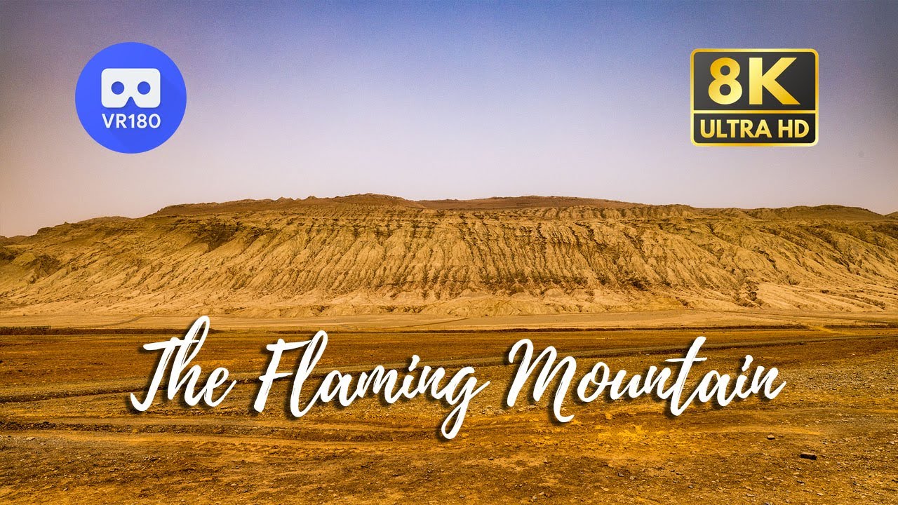 【VR180】Travel China: The Flaming Mountain 火焰山 | Hottest place in China ...