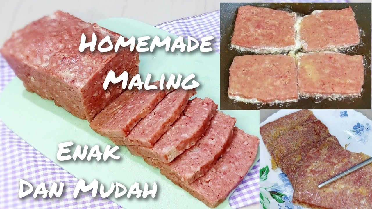 Homemade Maling ~ SPAM Babi | Homemade Luncheon Meat ~ Nael Onion - YouTube