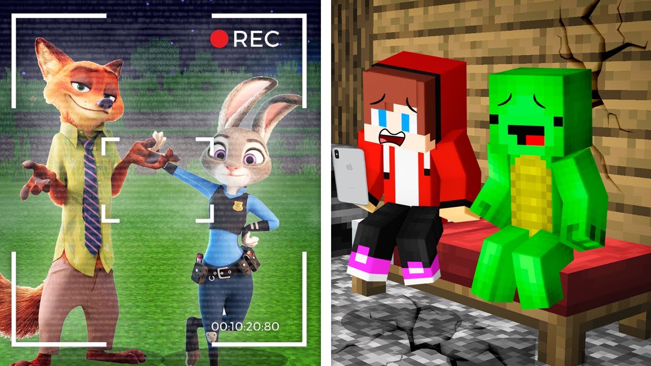 JJ and Mikey Got JUDY HOPPS and FOX NICK from Zootopia 2 on a Hidden ...