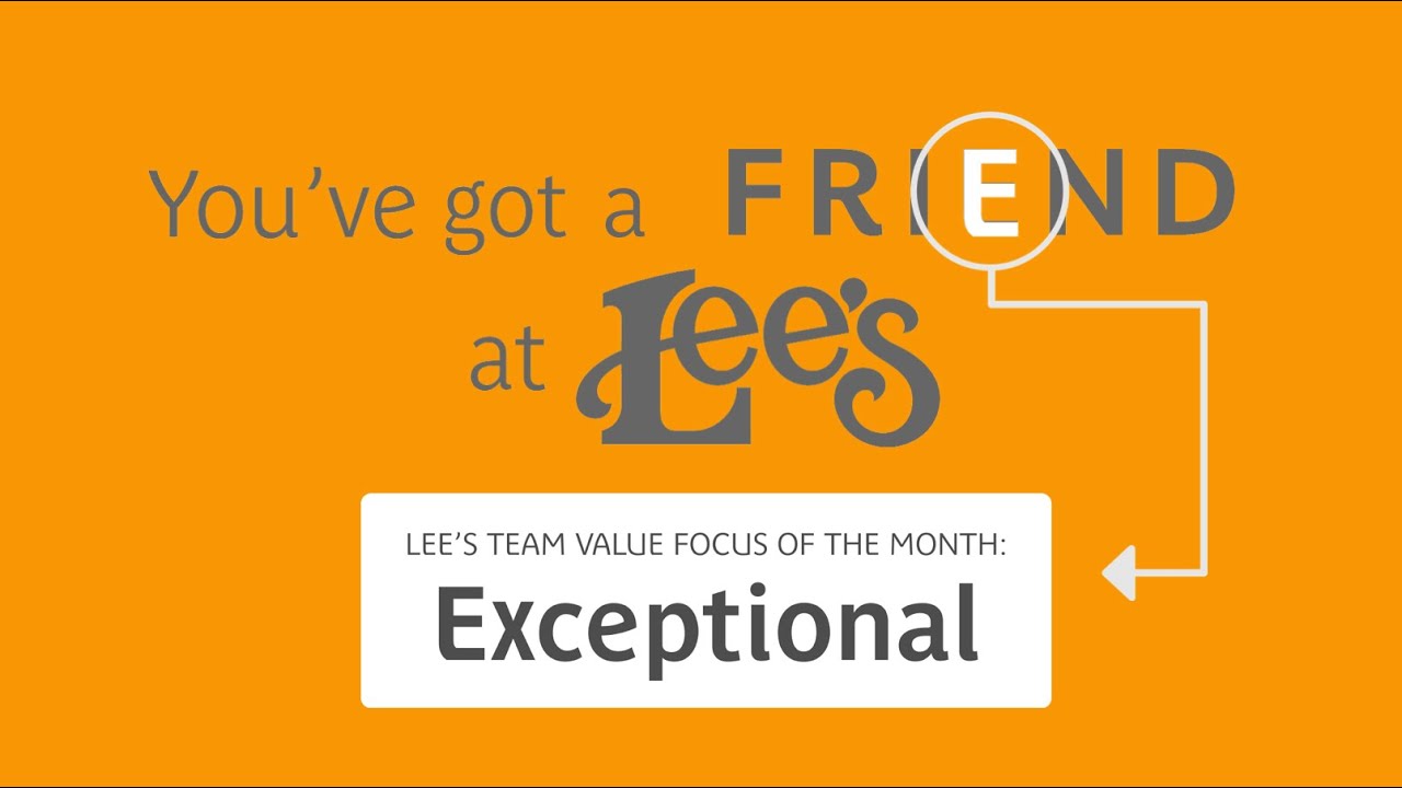 Exceptional: Lee’s Fourth Core Value - YouTube