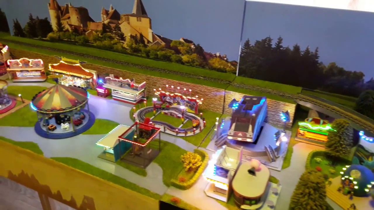 Mini Fête Foraine 03 - Kirmes Kermis Carnival Faller - YouTube