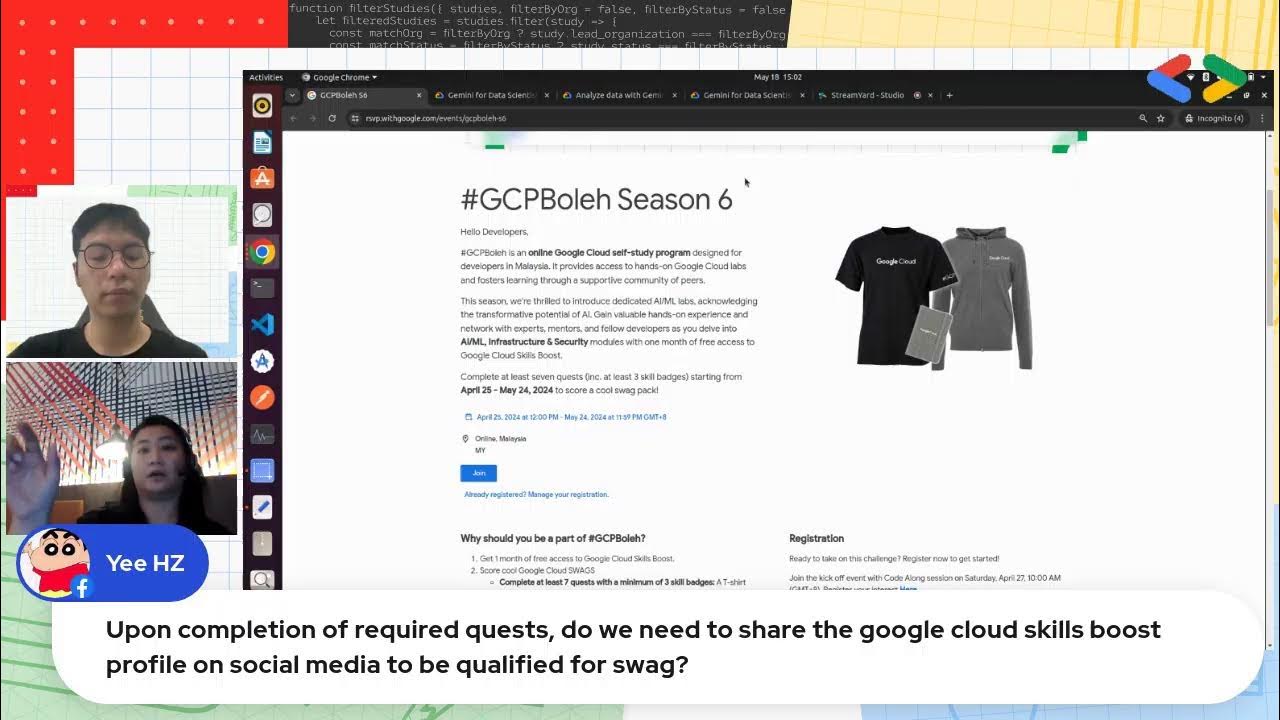 #GCPBoleh S6: Code-along Session 1 - YouTube