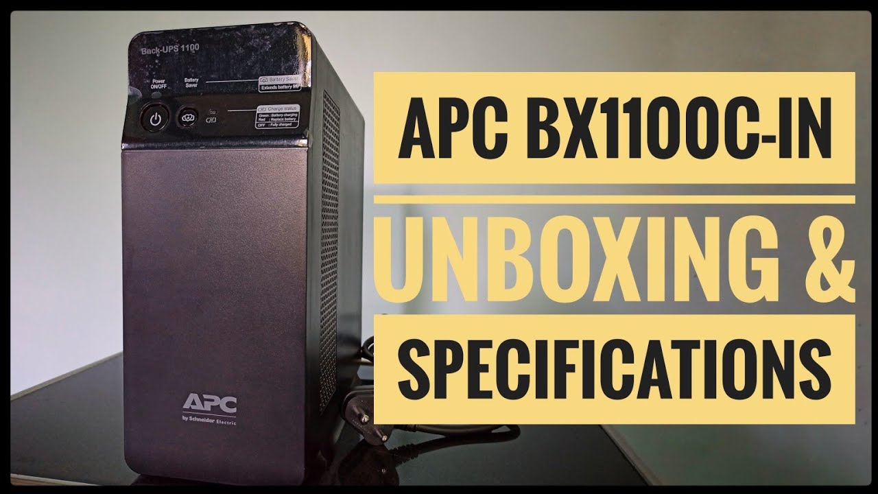 APC BX1100C-IN Back UPS | Unboxing | Specfications - YouTube