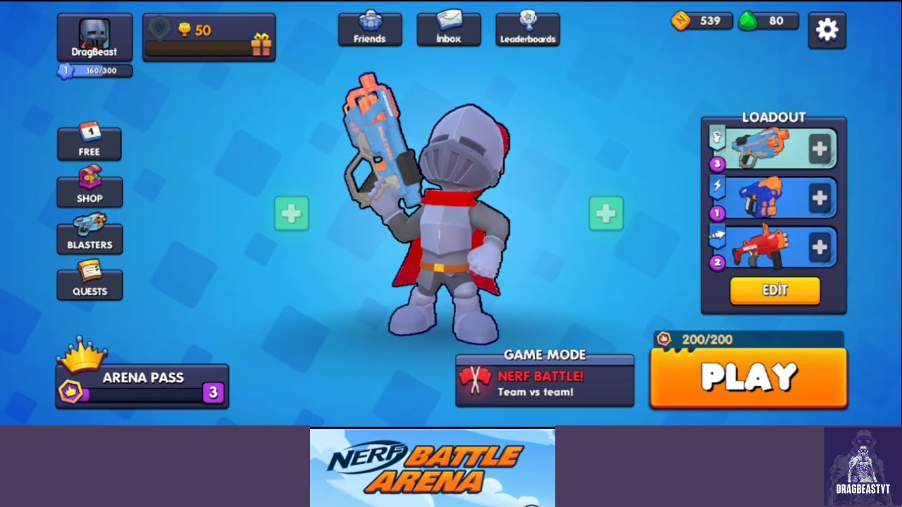 GETTING NERF IN NERF GAME | NERF: BATTLE ARENA - YouTube