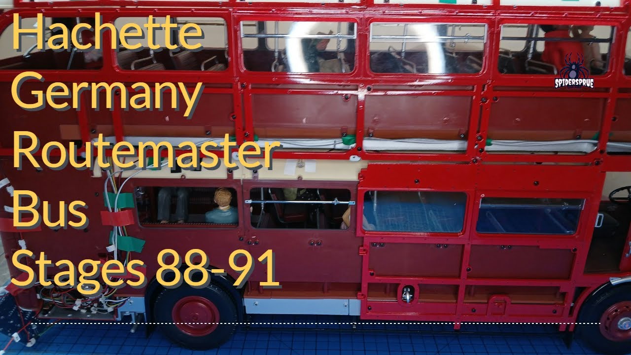 Hachette Build the ROUTEMASTER BUS Stages 88-91 - YouTube