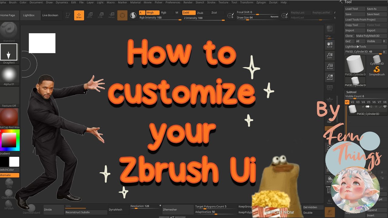 🎨 Customize Your ZBrush UI – Make It Yours! - YouTube