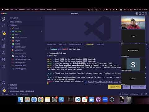Todo App Next JS-Session 3 by Owais Ali - YouTube