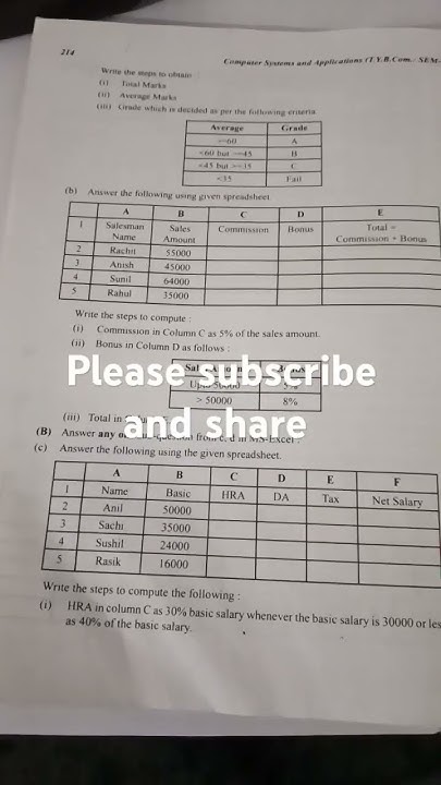 TY BCOM COMPUTER 2023 QUESTION PAPER SEMESTER 6 - YouTube