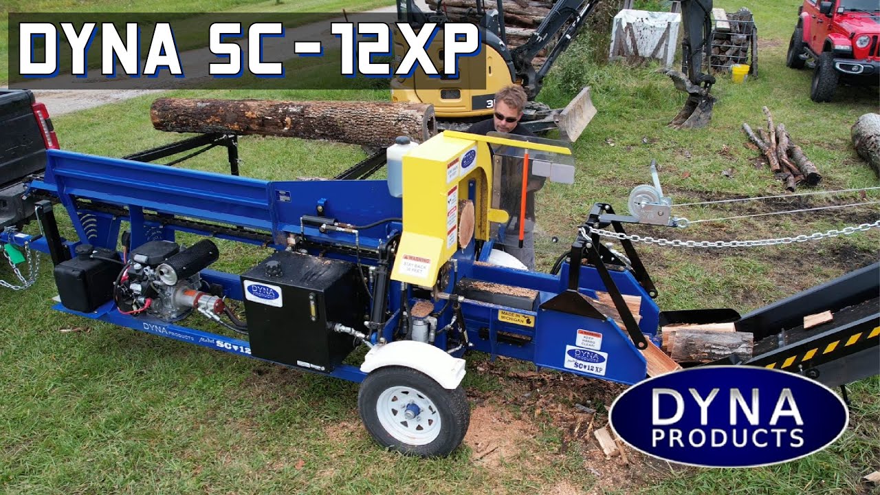 Dyna SC-12XP 2023 Firewood Processor - YouTube
