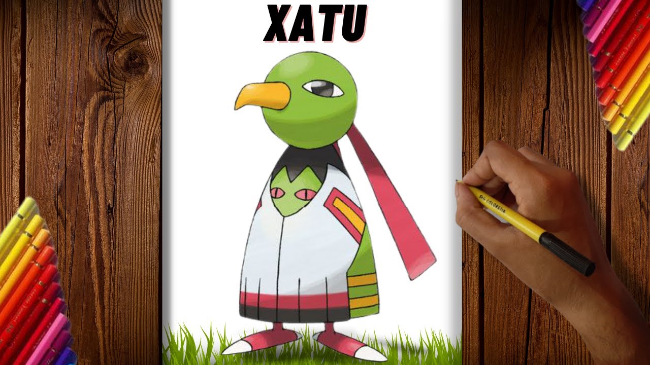 How To Draw Xatu Pokemon | Coloring and Drawing For Kids - YouTube
