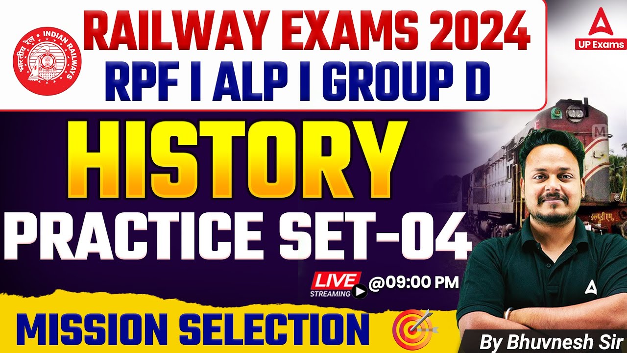 RRB ALP/ Group D/ RPF SI Constable 2024 | Railway History Practice Set ...