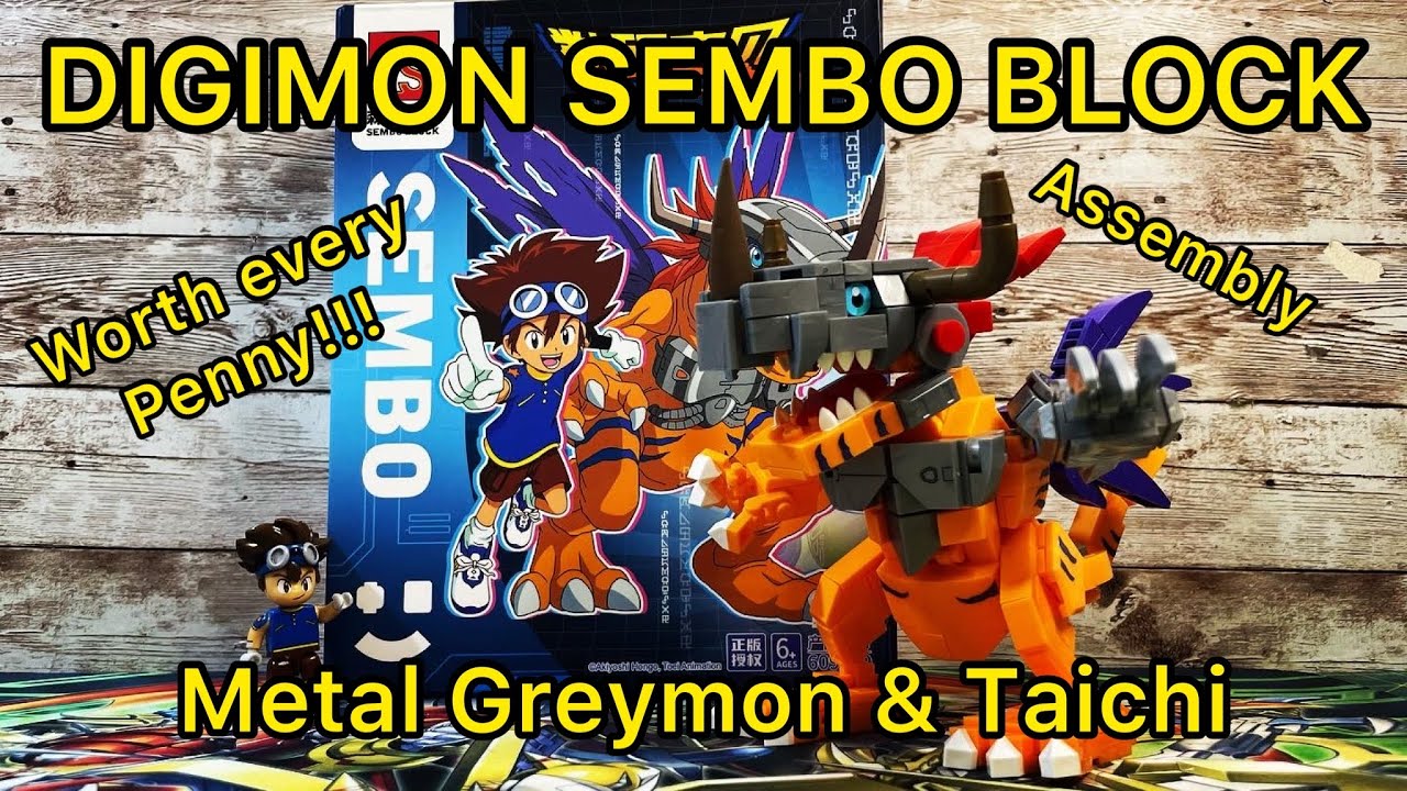 Digimon Sembo Block - Metal Greymon - Assembly - YouTube