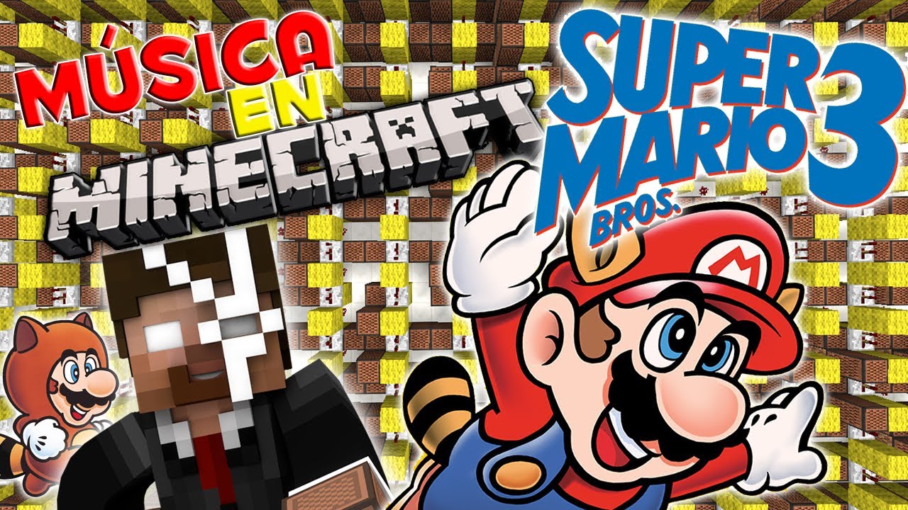 Super Mario Bros 3 Athletic | Canciones en Minecraft | NoteBlock Song ...