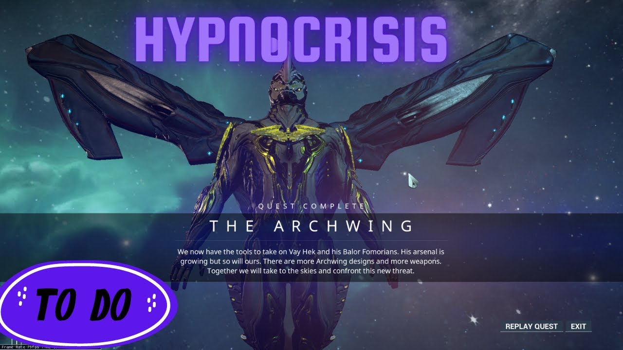 Warframe. The Archwing Quest. All parts in one video - YouTube