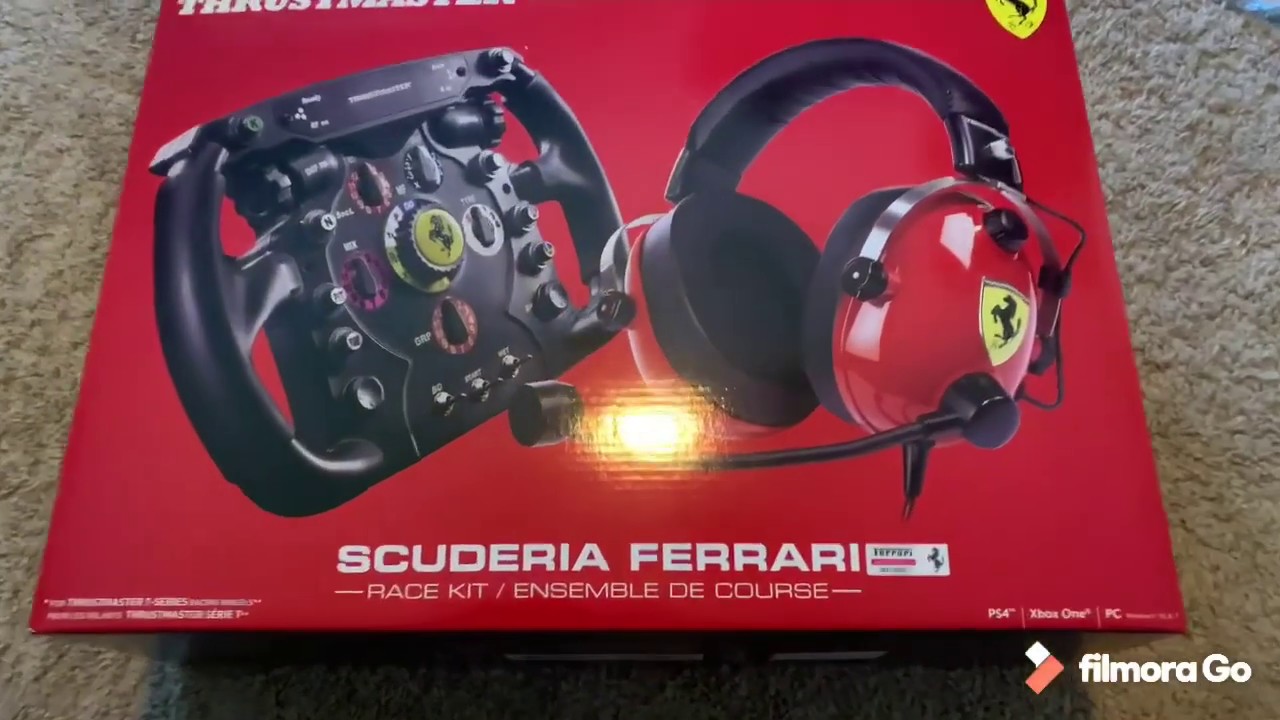 Thrustmaster Ferrari Race Kit unboxing w/ lap around Austria - YouTube