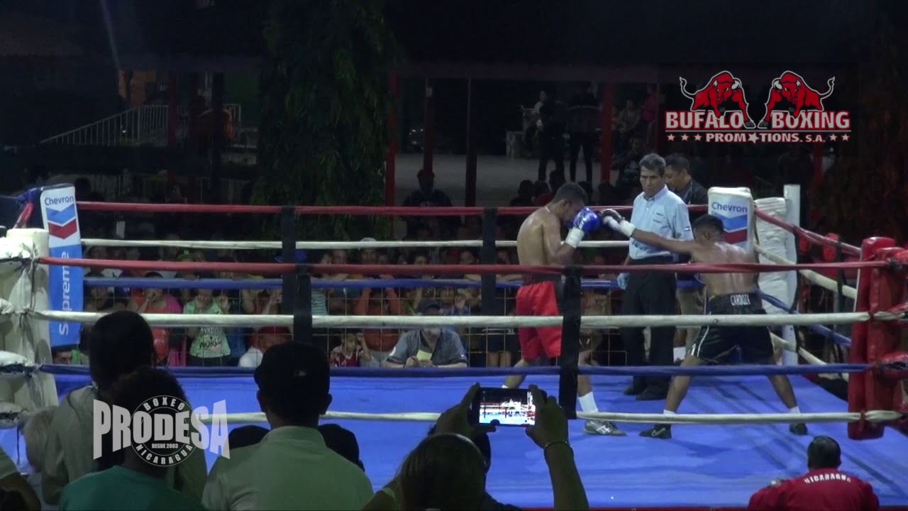 Yader Cardoza VS Aaron Juarez - Bufalo Boxing Promotions - YouTube