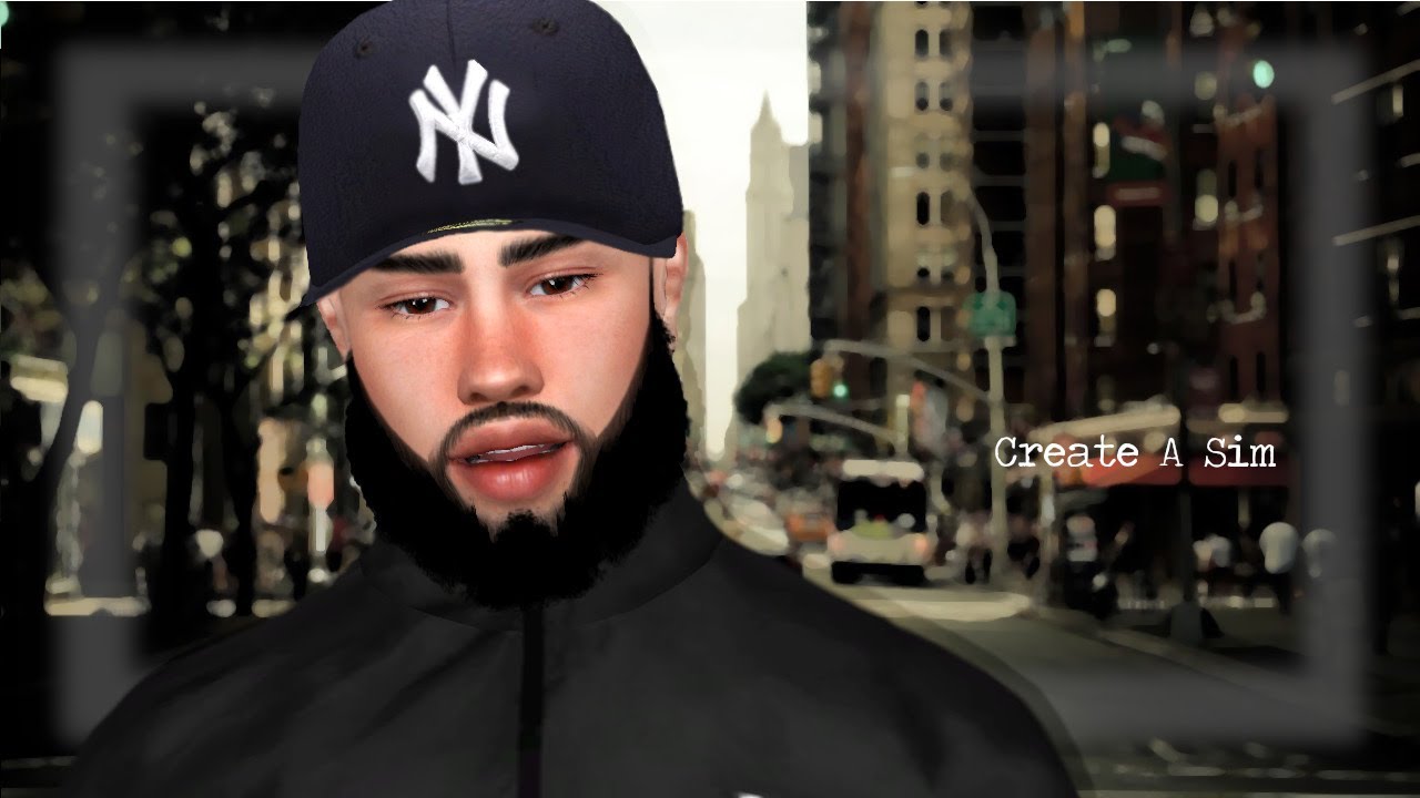 Urban Male Sim | The Sims 4 CAS (+ CC List) - YouTube