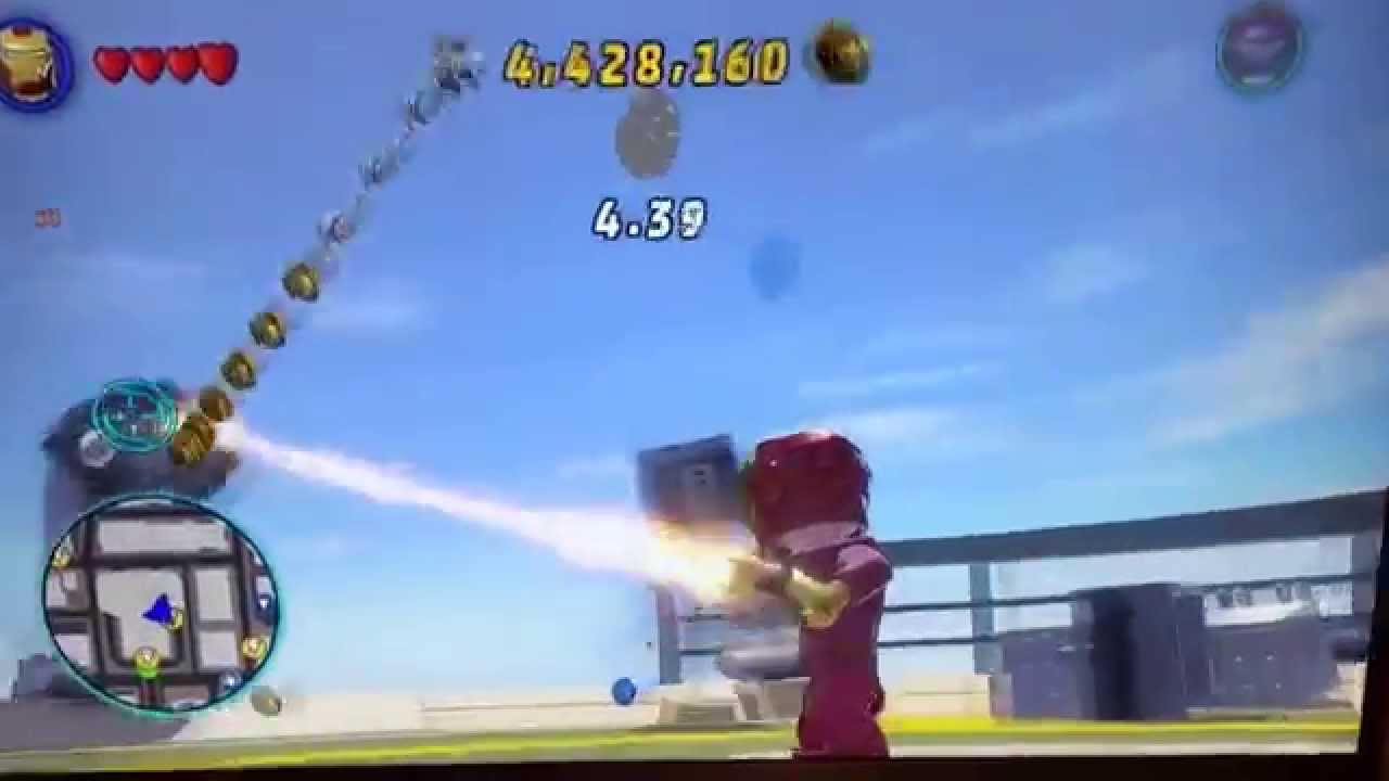 Lego Marvel Super Heroes - Ultimate Stud Coin Grinding Method - YouTube