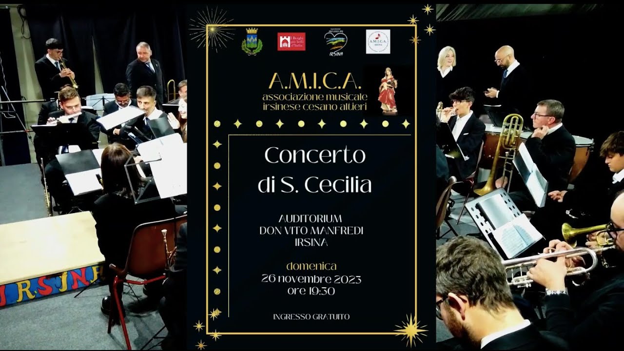 Concerto di S. Cecilia AUDITORIUM DON VITO MANFREDI Associazione A.M.I ...