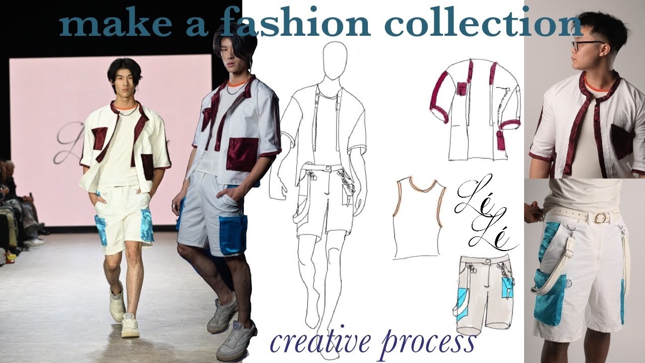 Fashion Sketches | The Creative Process in Design + Male Design - YouTube