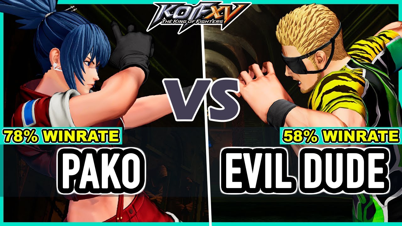 KOF XV 🔥 Pako (Leona/Yuri/Isla) vs Evil Dude (Ramón/Ryo/Dinosaur) - YouTube