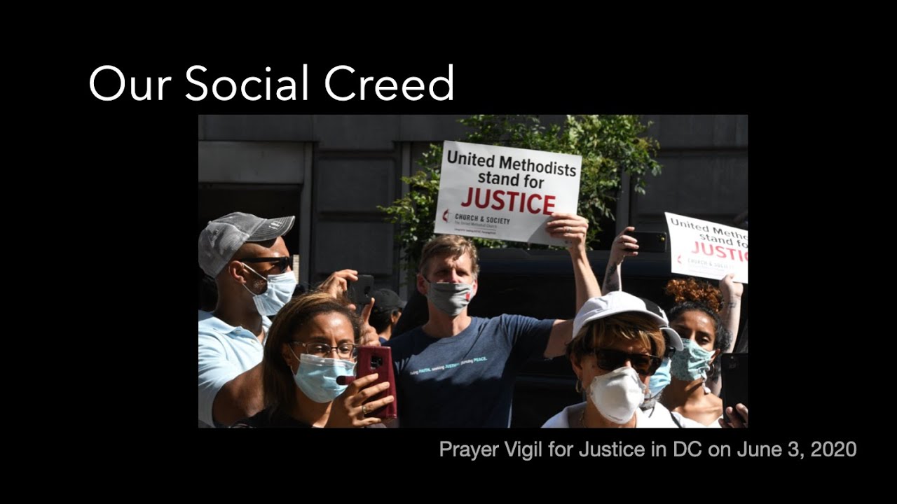 Social Creed of the United Methodist Church - YouTube