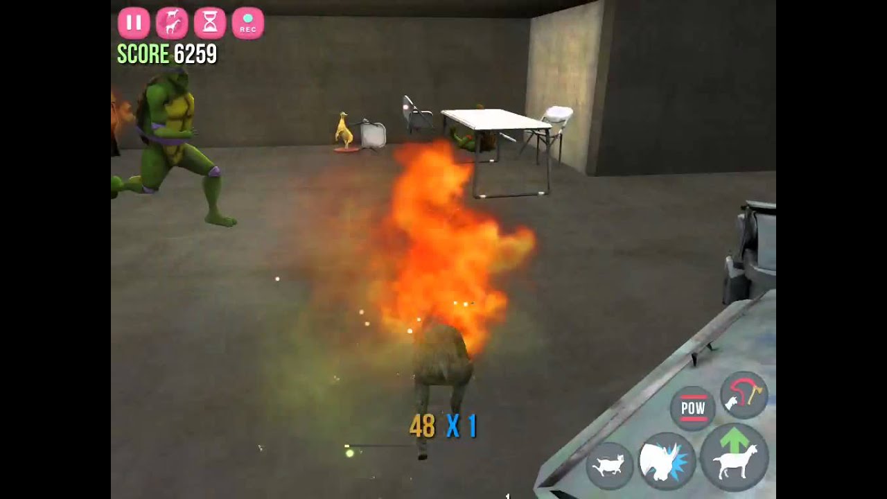 [Goat Simulator] Teenage mutant ninja turtles - YouTube