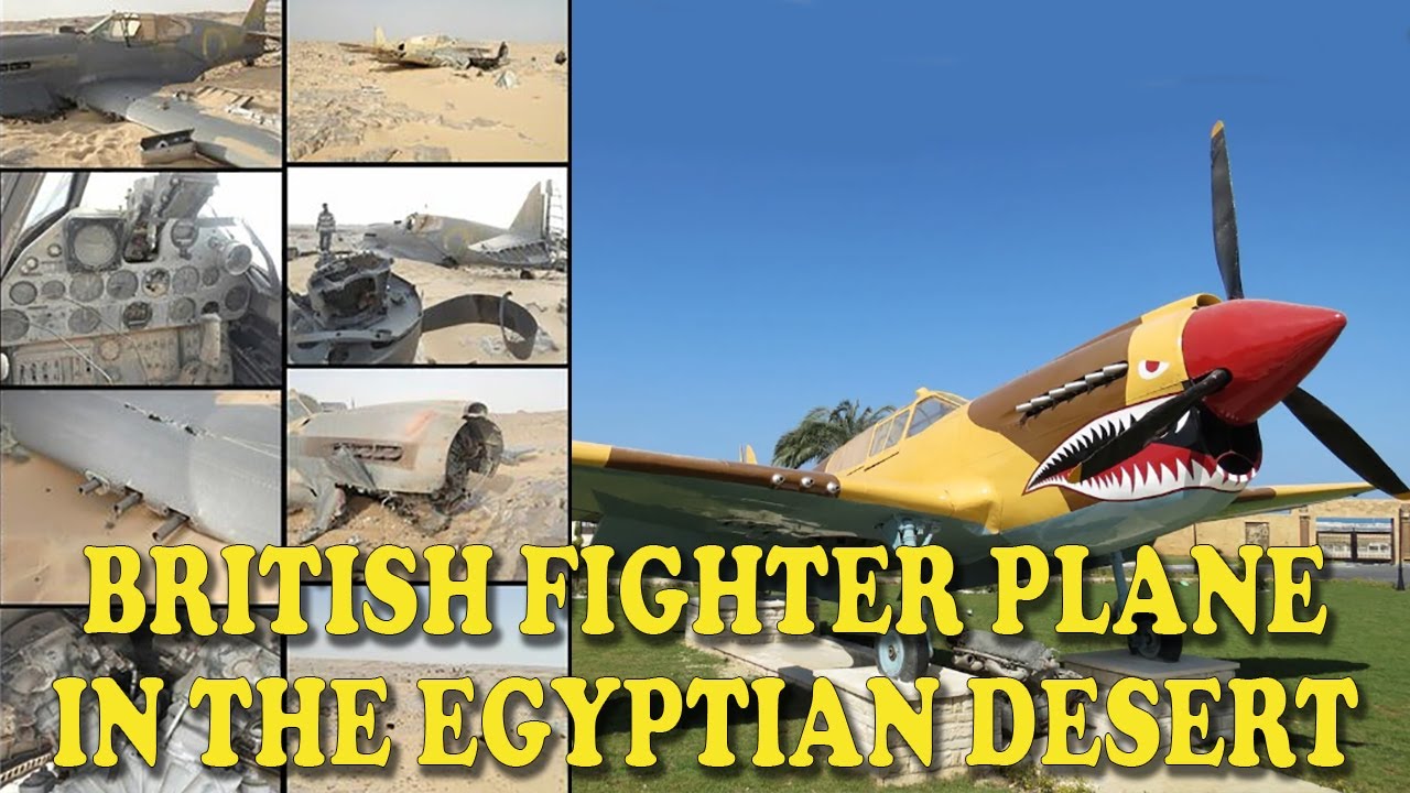 Restauration of the British P-40 fighter plane from the Egyptian desert ...