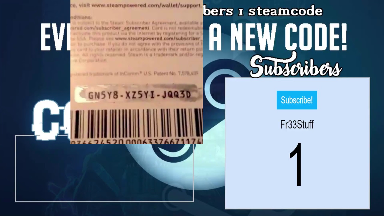 FREE STEAM CODES GIVEAWAY! LIVE 2017 - YouTube