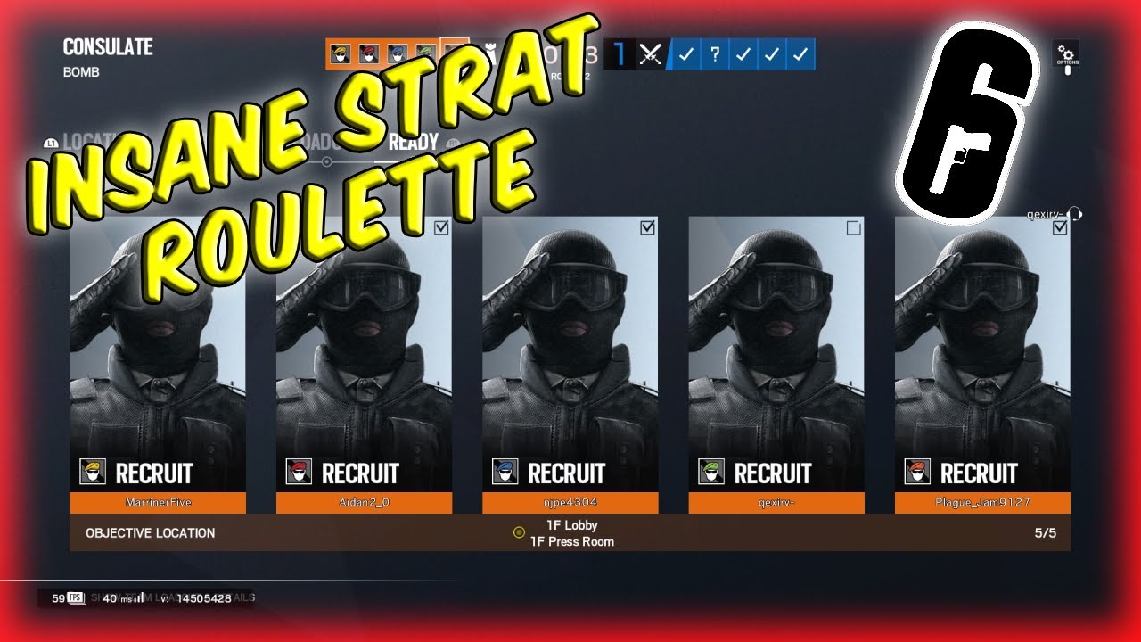 Rainbow Six Siege Strat Roulette - YouTube
