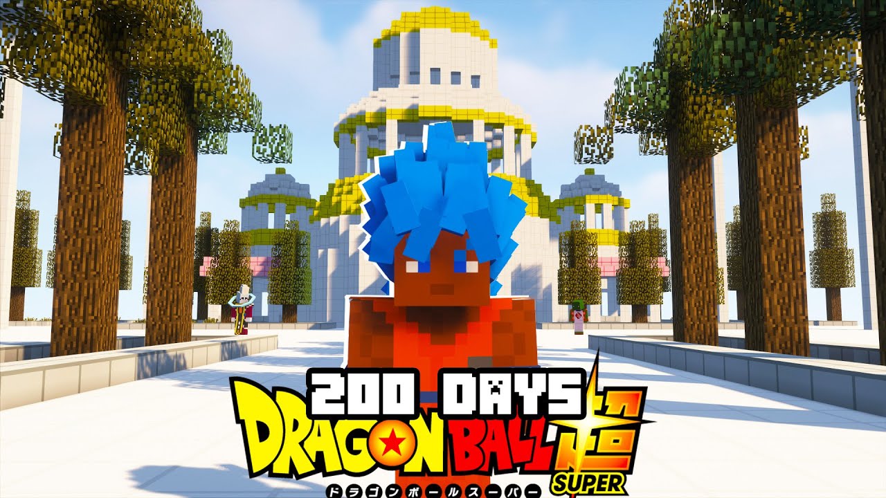 I spent 200 days in a Minecraft Dragon Ball Super server and became one of the strongest players ...